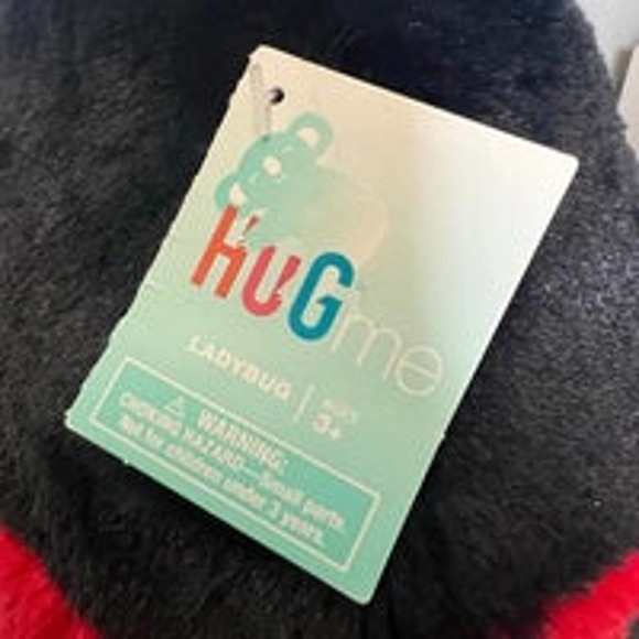 Hug Me | Toys | Hug Me Ladybug With Sparkling Heart And Antenna Plush ...